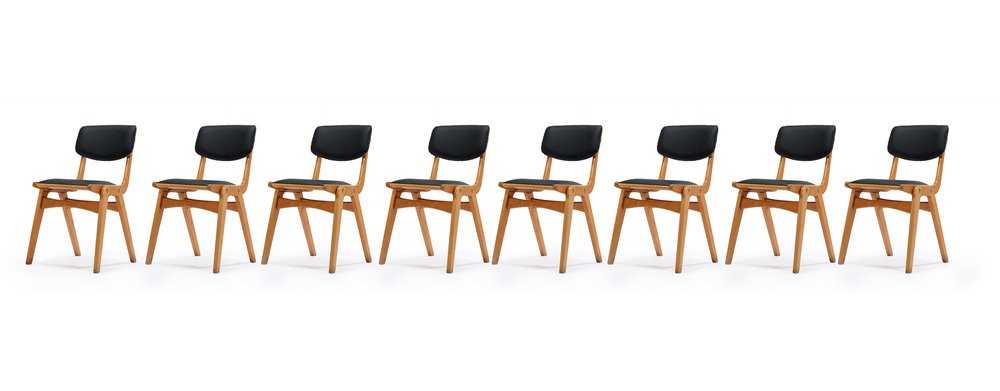 Vintage Stackable Beech Dining Chair from Ben Chairs, 1960s for sale at ...