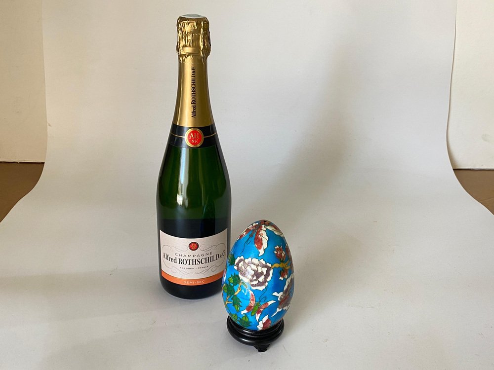 Early 20 Century Chinese Cloisonné Enamel Egg with Wood Stand for sale ... Early 20 Century Chinese Cloisonné Enamel Egg with Wood Stand for sale ...