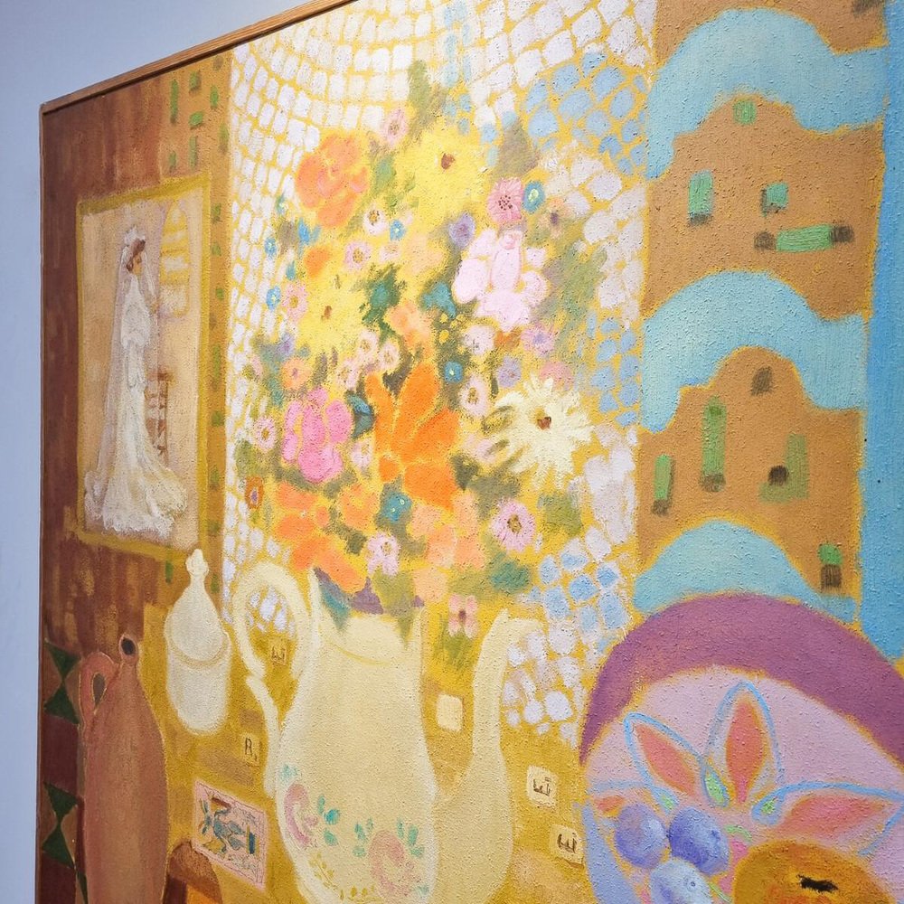 Jos Seeuws, Still Life, 1970s, Canvas Painting for sale at Pamono