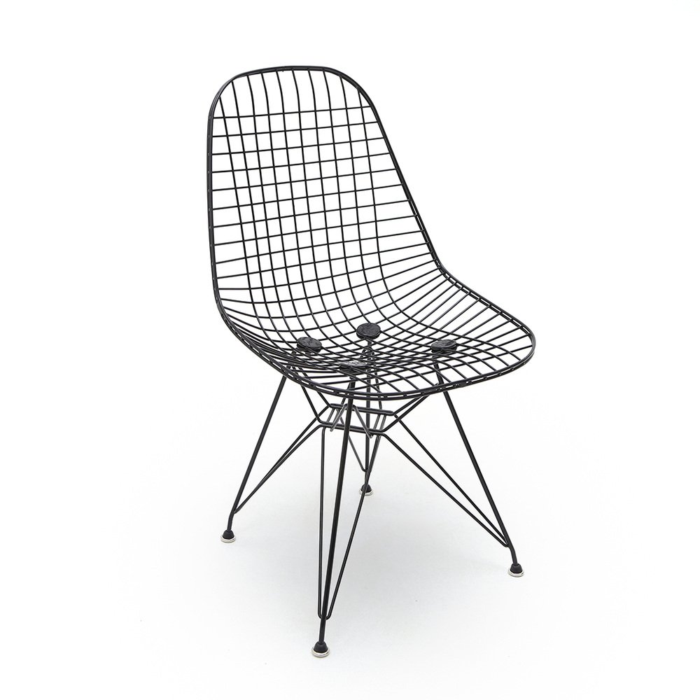 Wire Chairs by Charles and Ray Eames for Herman Miller, 1970s, Set of 4 ...