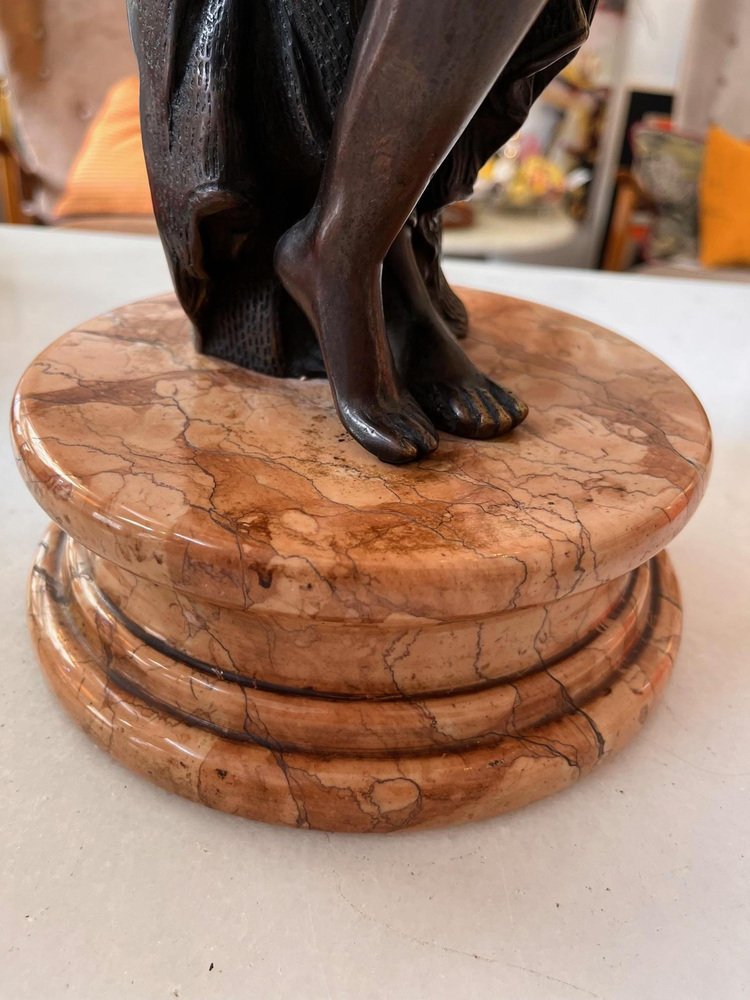 Figure Dancer Figurine in Brass, 1920s for sale at Pamono