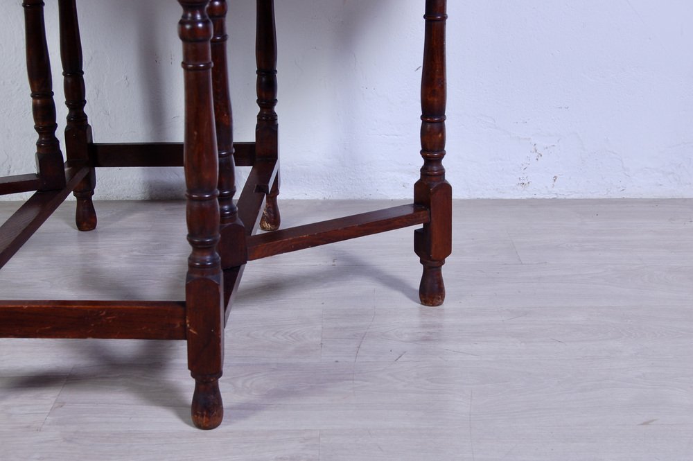 Vintage Banded Table, 1920s for sale at Pamono