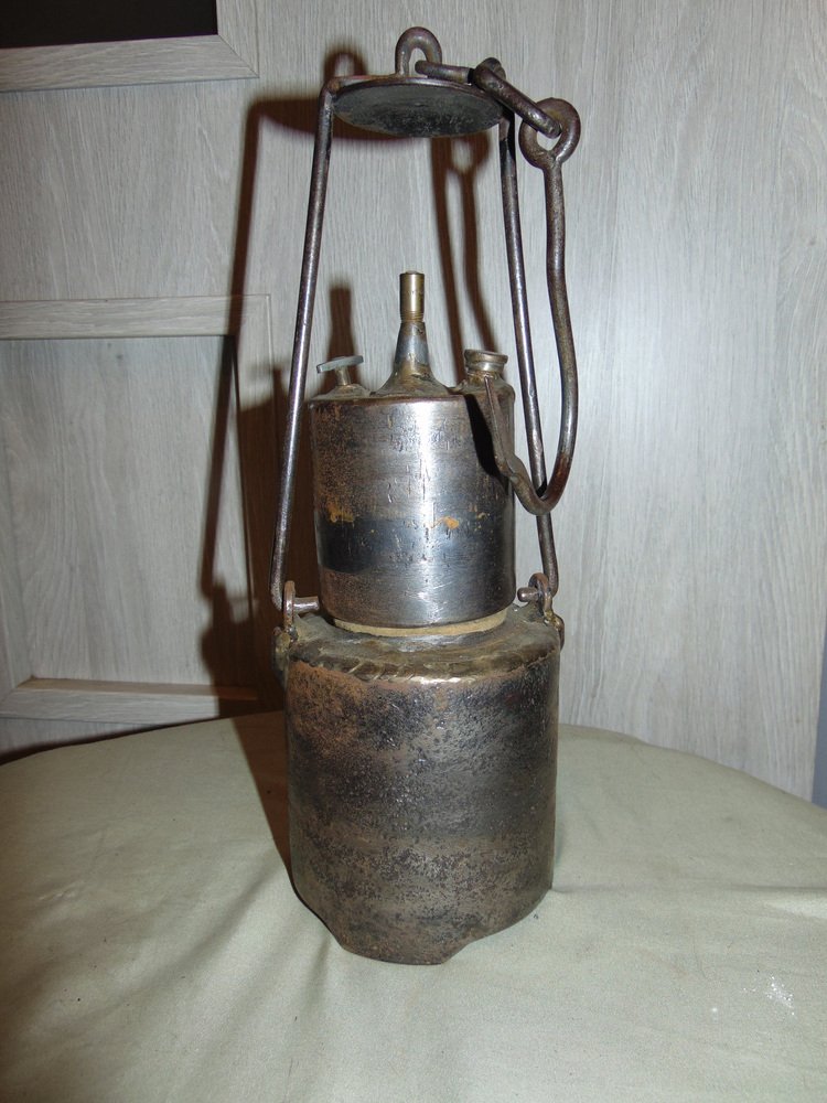 Pre-War Carbide Lamp, 1920s for sale at Pamono