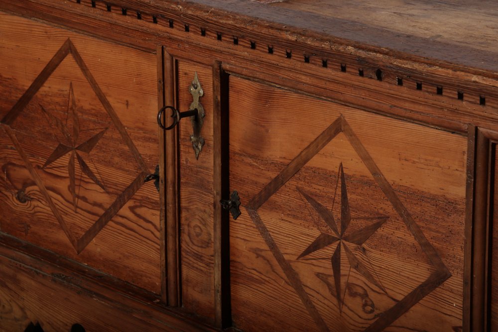 Large Antique Baroque Chest, 1700 for sale at Pamono