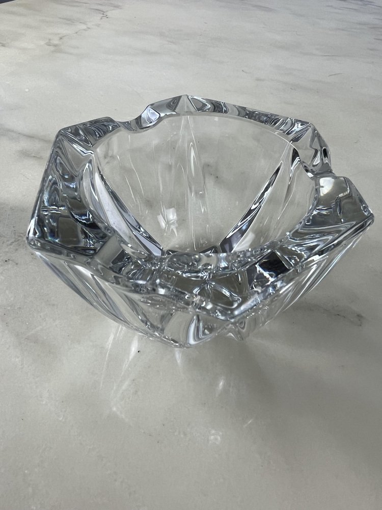 Italian Lead Crystal Ashtray, 1980 for sale at Pamono