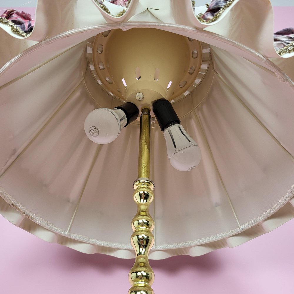 Norwegian Alabaster and Brass Floor Lamp from Sego A/S, 1960s for sale ...