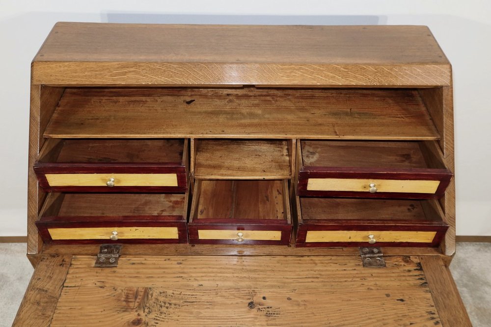 Small Oak Slope Desk for sale at Pamono