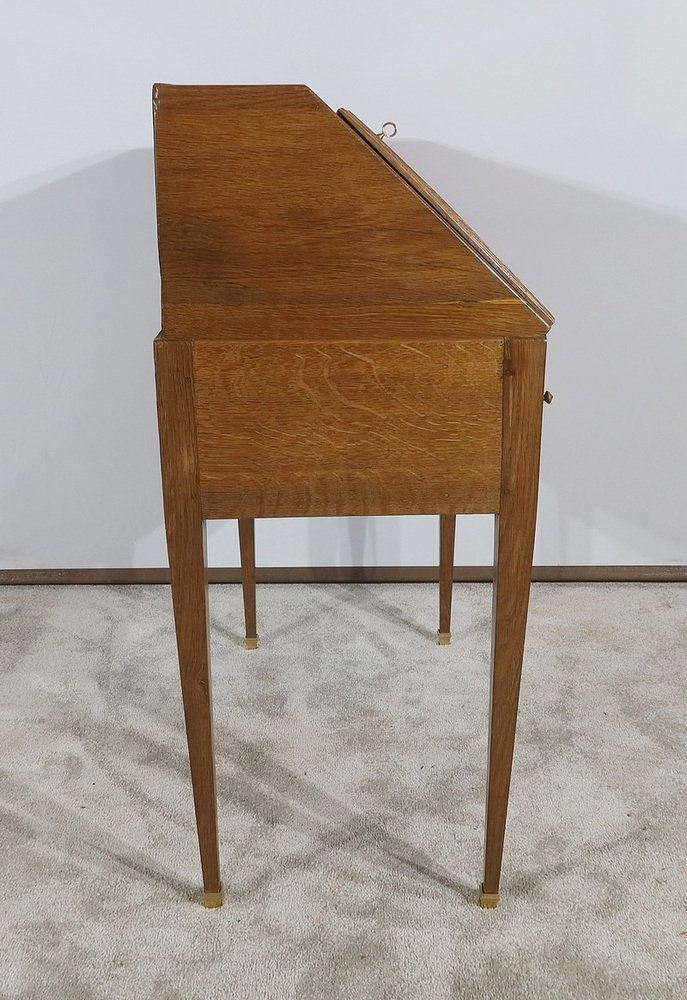Small Oak Slope Desk for sale at Pamono