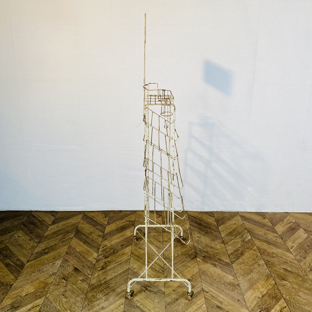 Vintage French Metal 6-Tier Shop Display Stand, 1970s for sale at Pamono