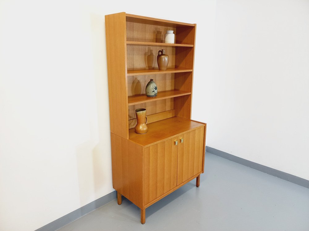 Vintage Light Wood Storage Library, 1970s for sale at Pamono