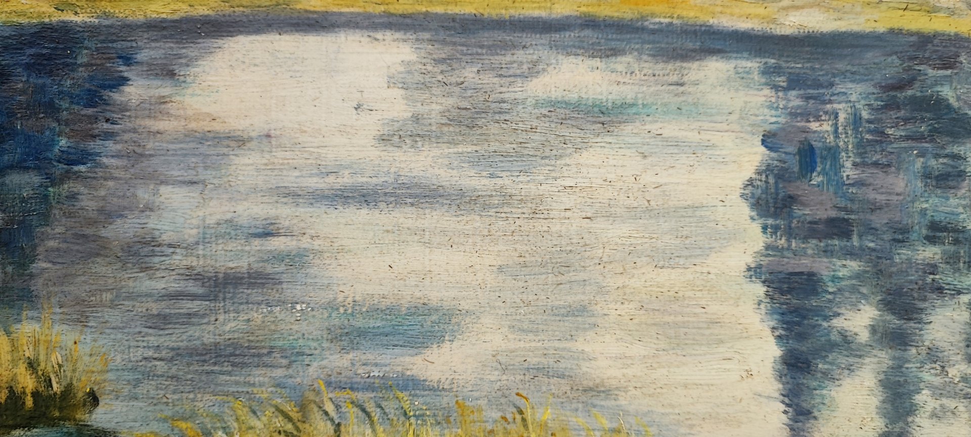 Louis Camille Gianoli, Lac de montagne, Oil on Cardboard for sale at Pamono