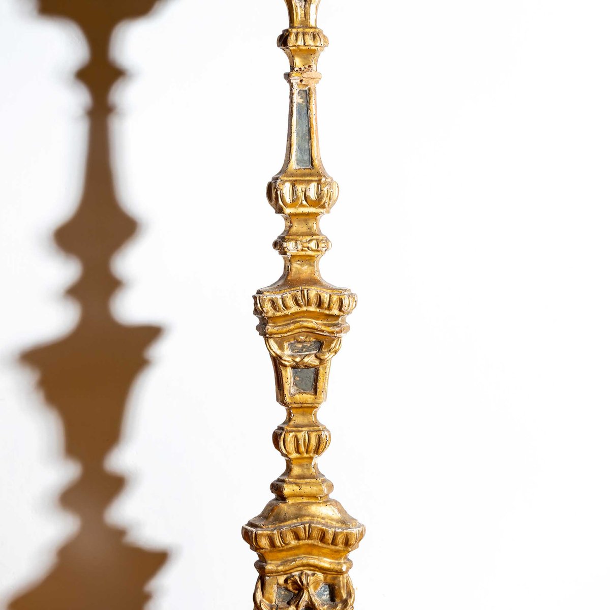 Italian Baroque Altar Candlestick, 1700s for sale at Pamono