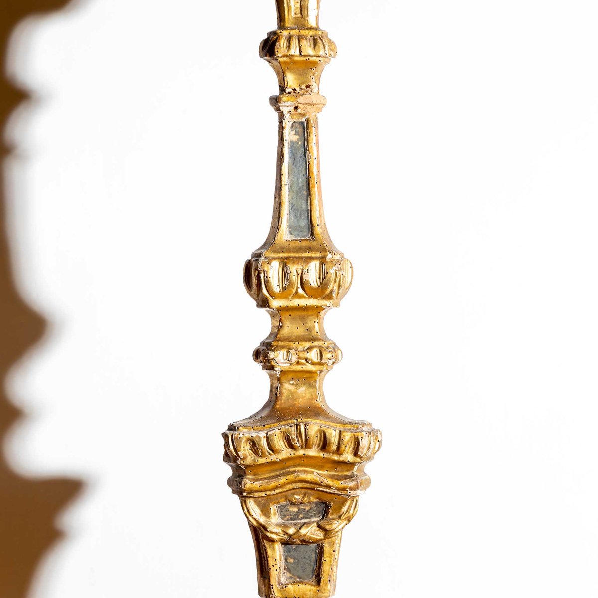 Italian Baroque Altar Candlestick, 1700s for sale at Pamono