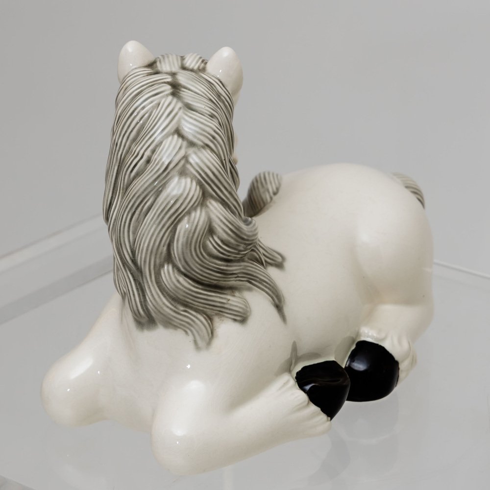 Italian Cavallino Horse by Giovanni Gariboldi for Richard Ginori, 1930 ...