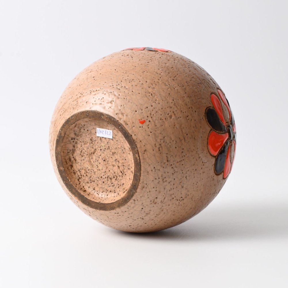 Vintage Ball-Shaped Vase by Aldo Londi for Bitossi, 1970s for sale at ...