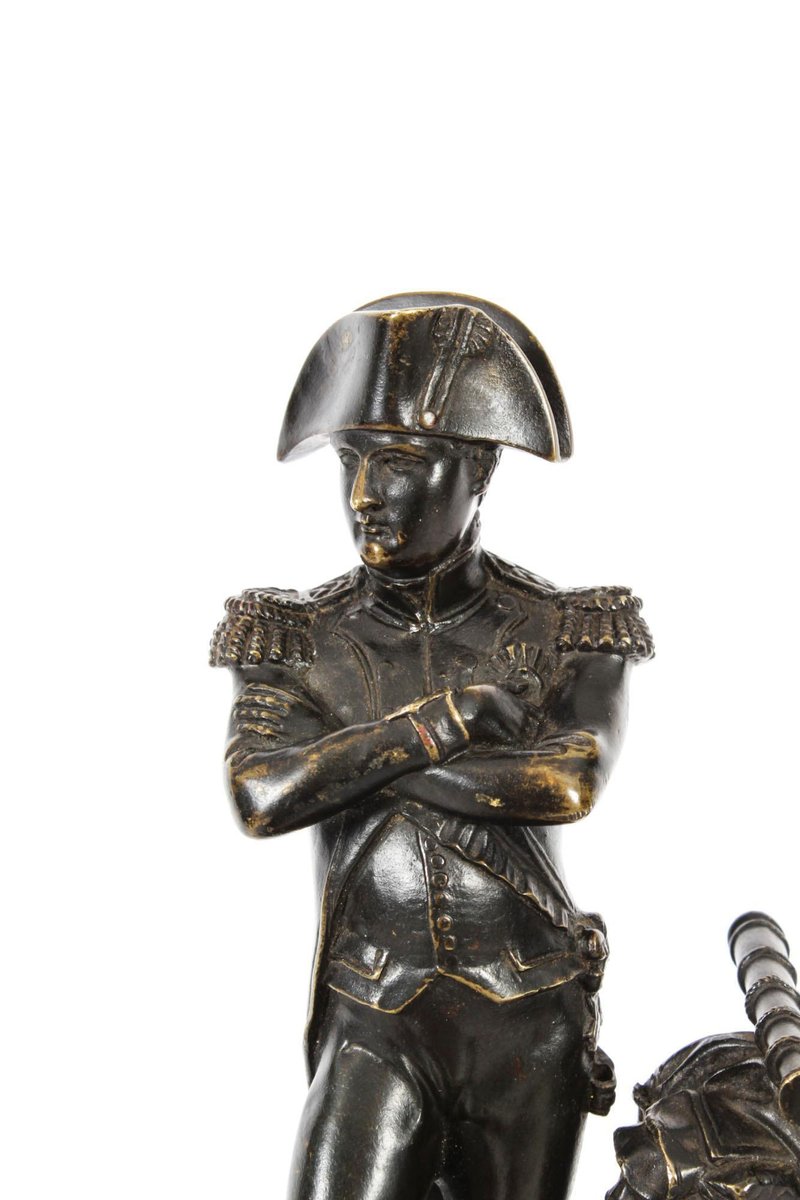 19th Century Napoleon Bonaparte Library Bronze Sculpture for sale at Pamono