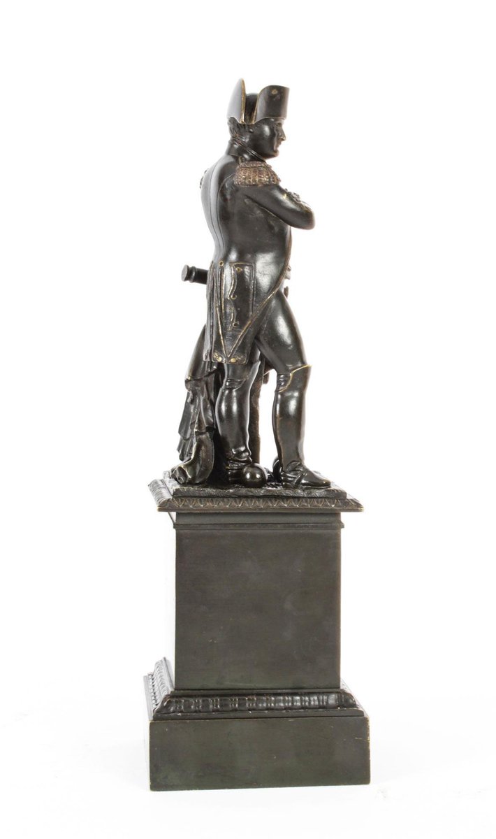 19th Century Napoleon Bonaparte Library Bronze Sculpture for sale at Pamono