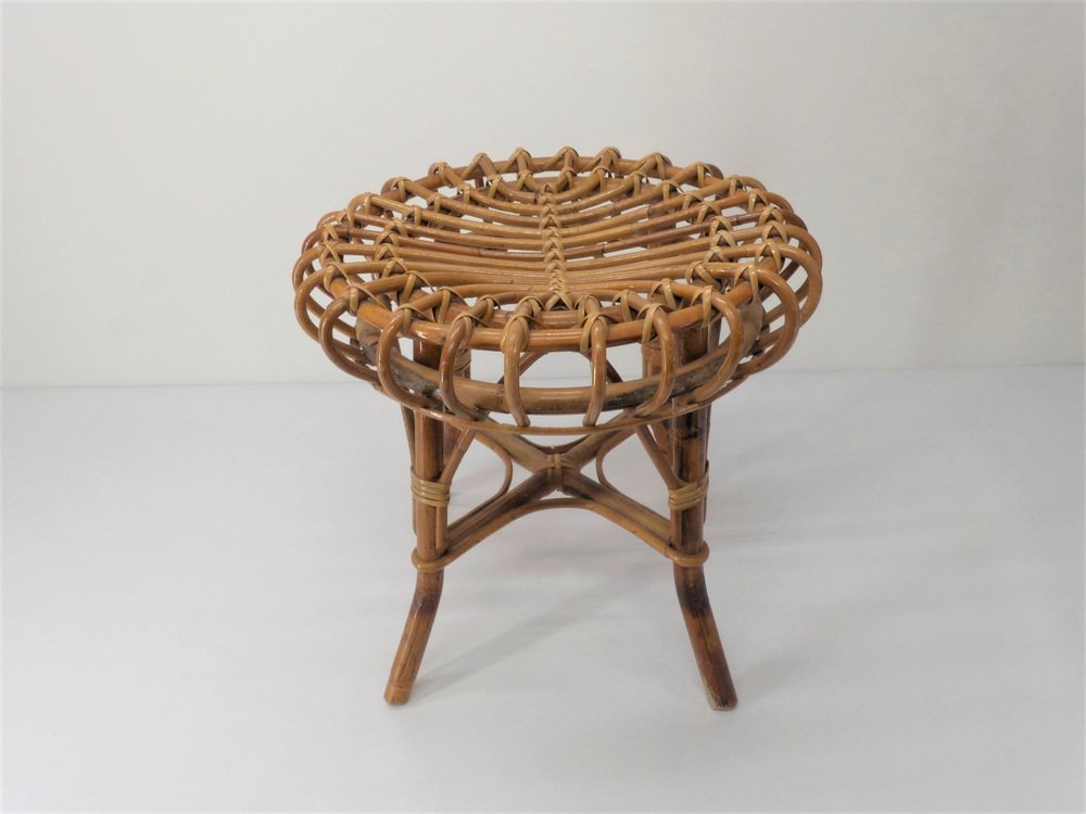 Riviera Hocker aus Bambus & Rattan von Franco Albini, 1960 bei Pamono ...