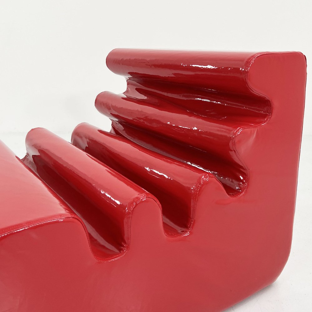 Roter Karelia Sessel von Liisi Beckmann für Zanotta, 1960er bei Pamono ... Roter Karelia Sessel von Liisi Beckmann für Zanotta, 1960er bei Pamono ...