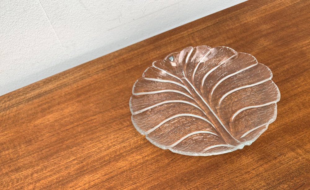 Vintage Swedish Eden Glass Plate from Orrefors, 1970s for sale at Pamono