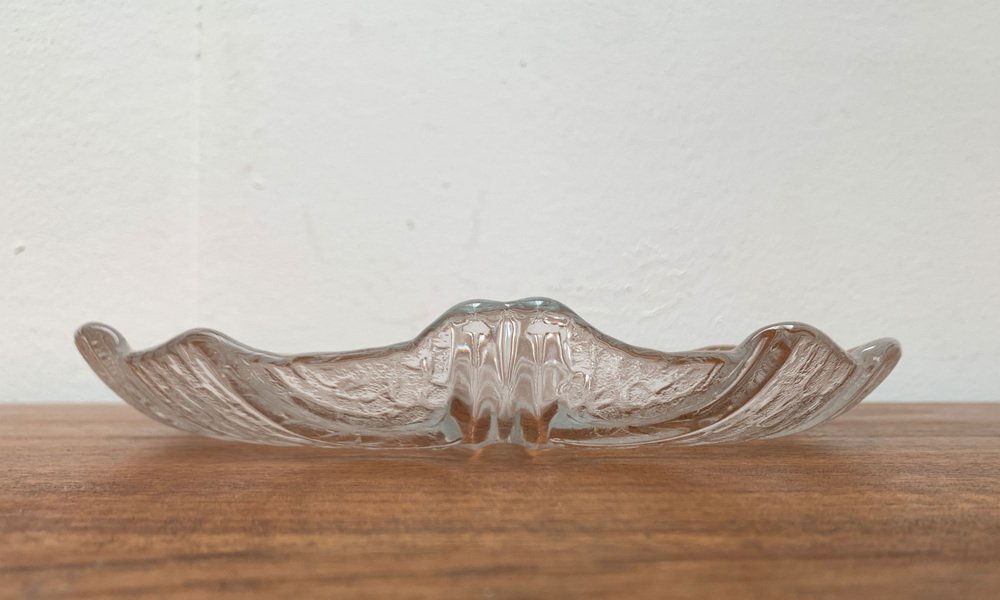 Vintage Swedish Eden Glass Plate from Orrefors, 1970s for sale at Pamono