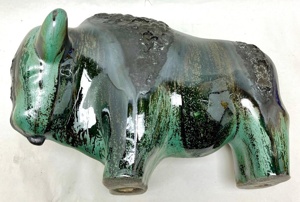 Buffalo Figurine by Otto Gerharz for Otto Keramik for sale at Pamono