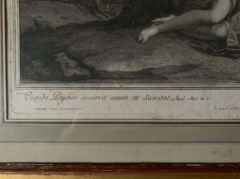 Jean Audra after Antoine Coypel, Amor and Psyche, 18th Century ...