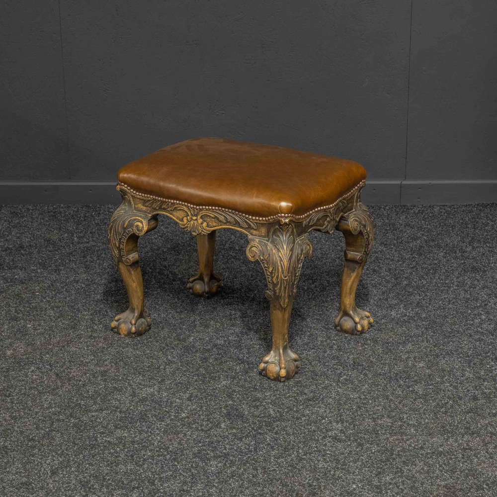 Chippendale Style Stool, 1920s for sale at Pamono