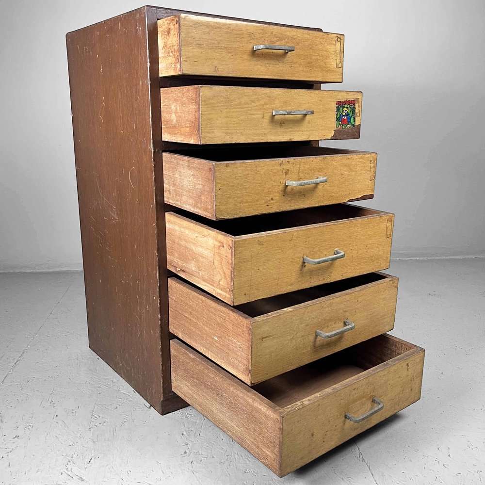 Vintage Japanese Drawer Cabinet, 1960s for sale at Pamono