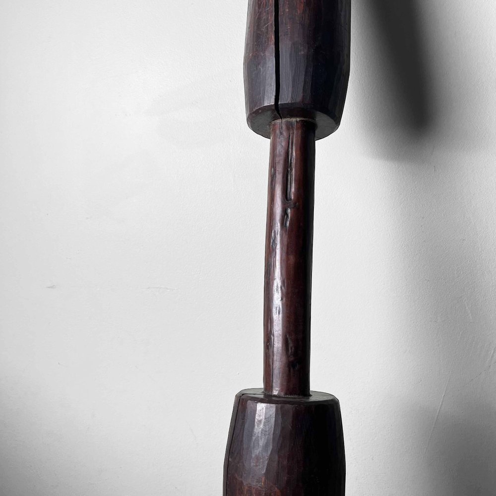 Large Antique Japanese Wooden Mochigome Stamper, 1920s for sale at Pamono