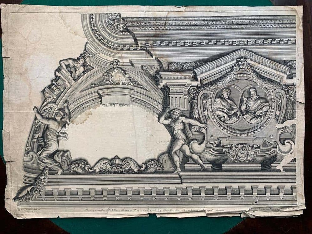 Bernard De Bailliu, Pitti Palace, Venus Room, 17th Century, Engraving ...