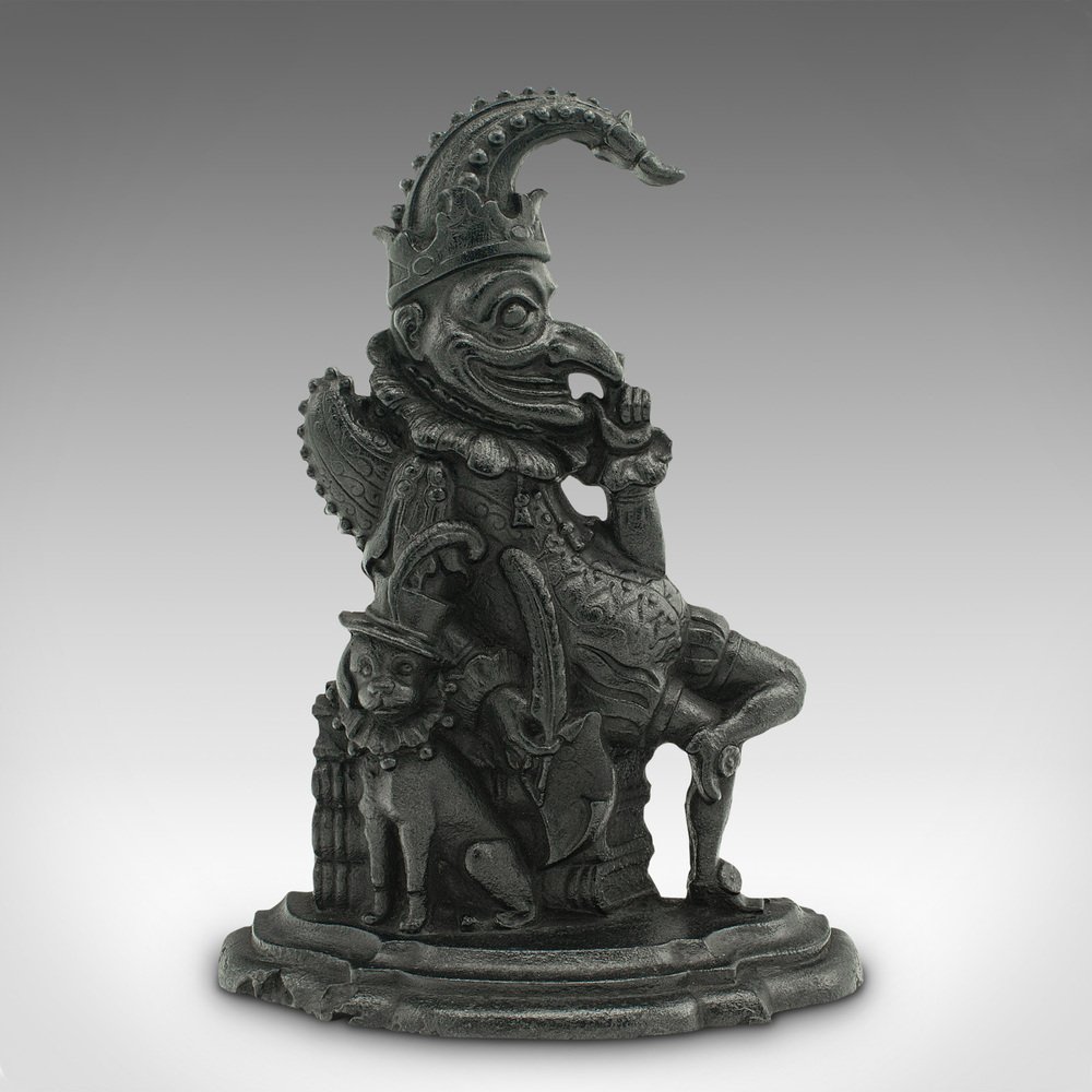 English Cast Iron Mr Punch Doorstop, 1880s for sale at Pamono