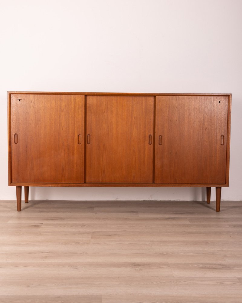 Vintage Danish Sideboard in Teak, 1970s for sale at Pamono