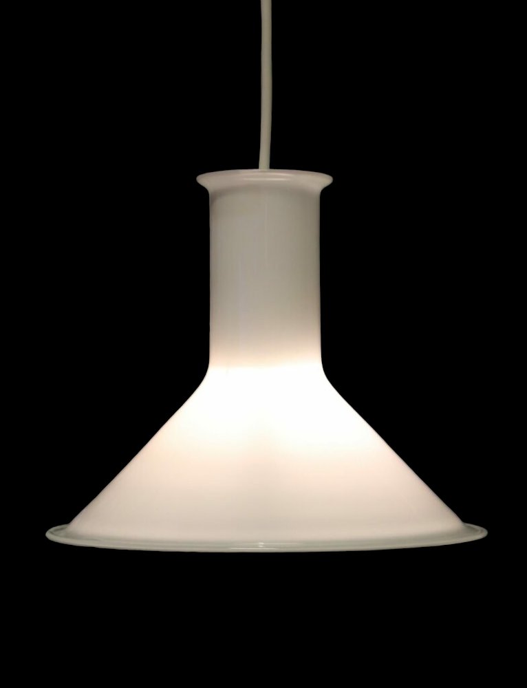 Marina Window Lamp in Opal Glass by Michael Bang for Holmegaard, 1970s ...
