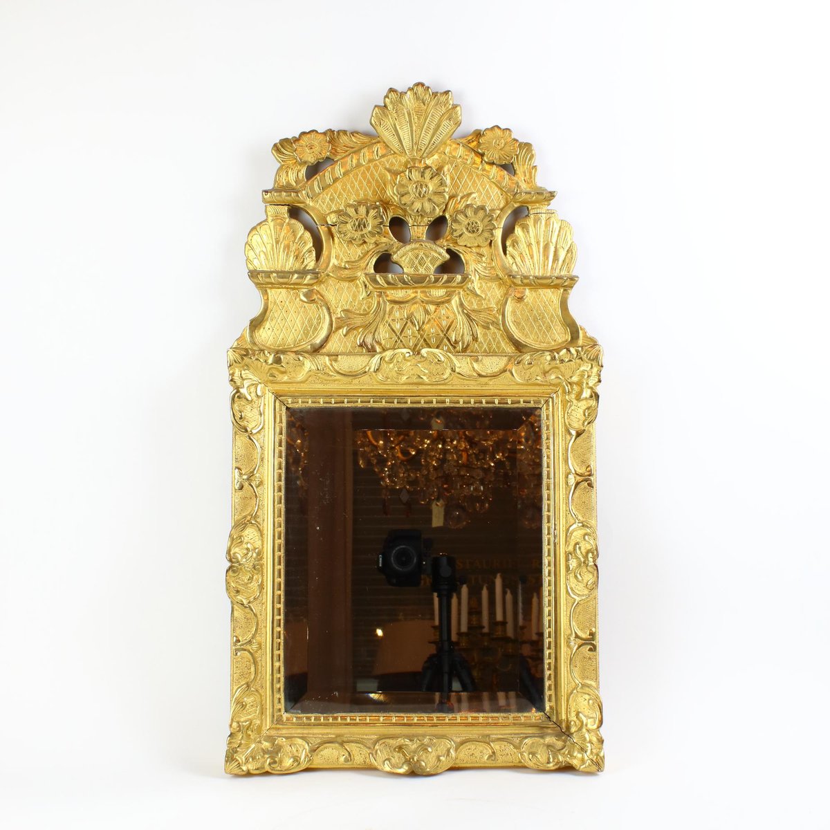 Small French Wall Mirror, 1700s for sale at Pamono