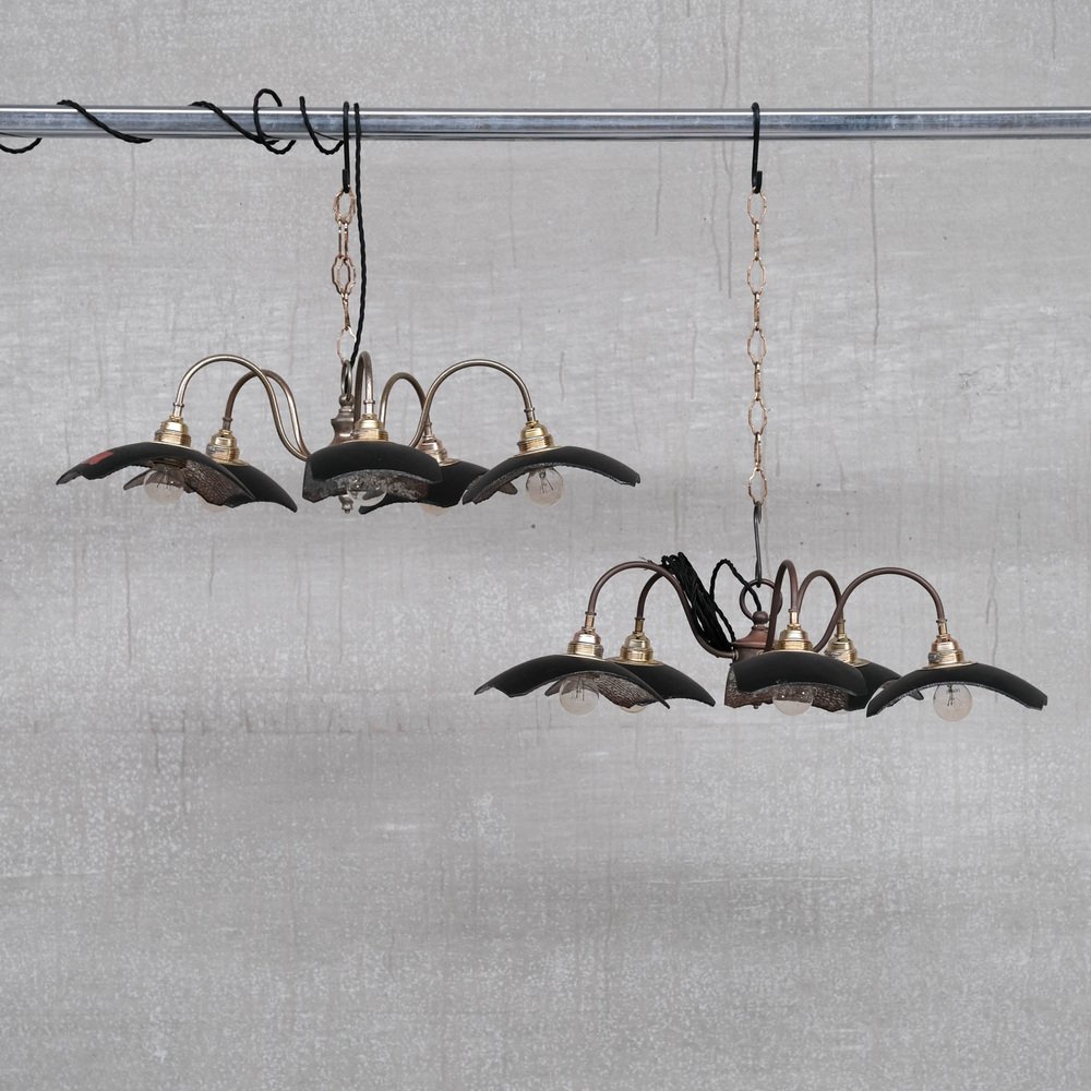 Antique English Reflective Mercury Glass Chandelier, 1920s for sale at ...