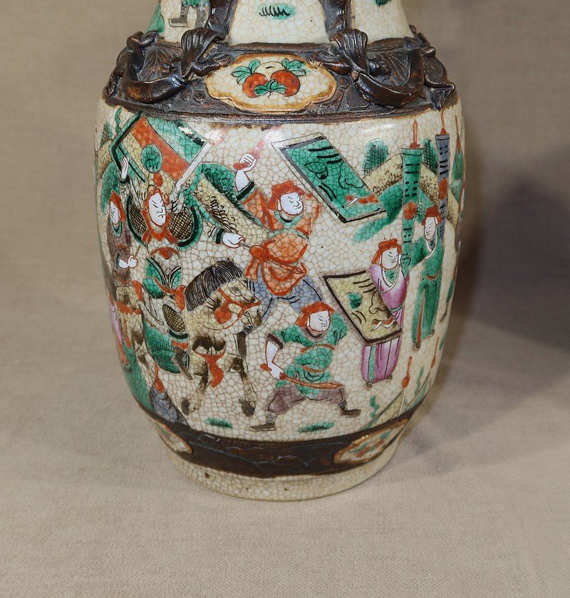 Chinese Nankin Porcelain Vases, Set of 2 for sale at Pamono