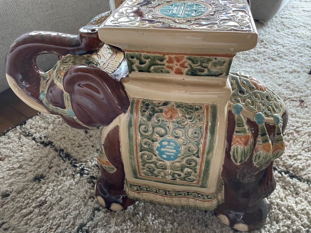 Small Elephant Tables, 1980s, Set of 2 for sale at Pamono