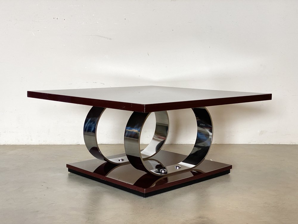 Lacquered Steel Table, 1970s for sale at Pamono