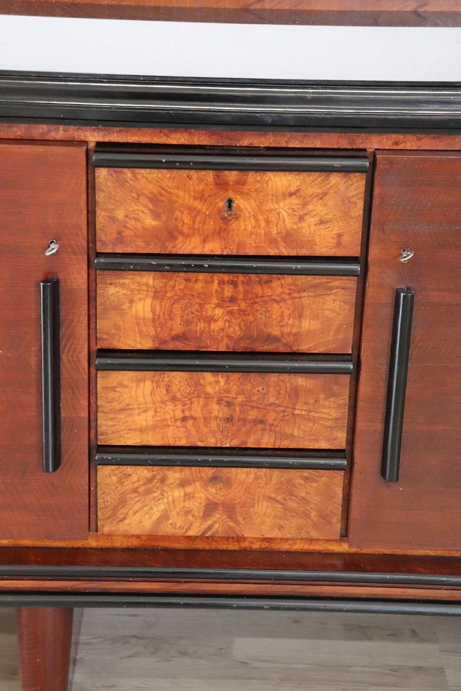 Long Art Deco Sideboard for sale at Pamono
