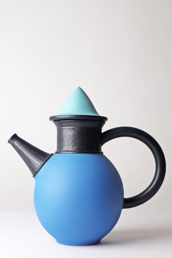 Postmodern Tea Service by Studio Ceramics, 1980s, Set of 6 for sale at Pamono