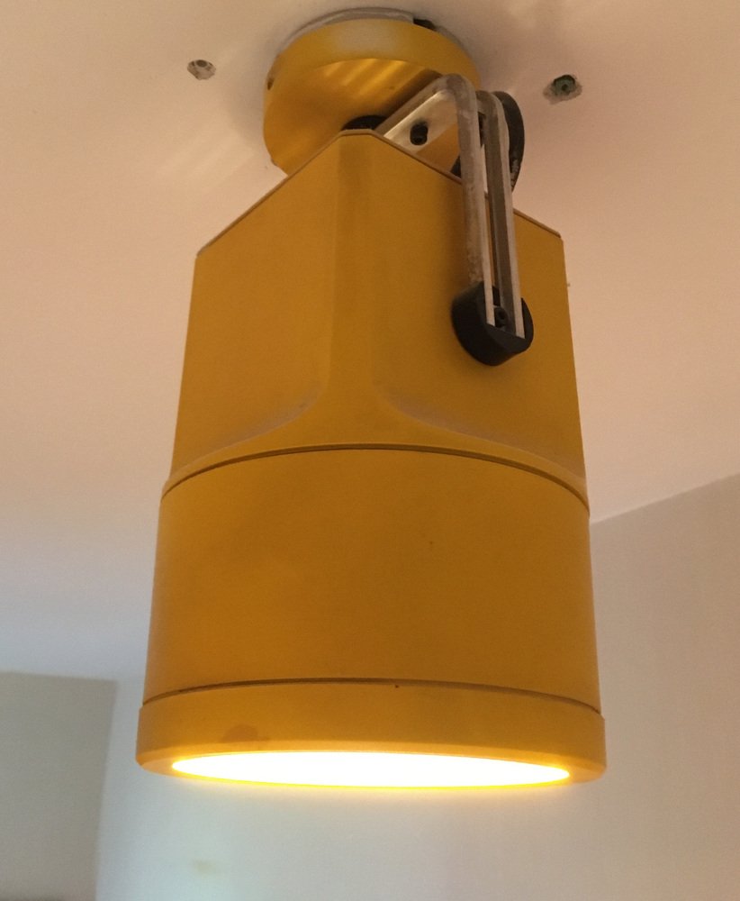 Yellow Unispot Ceiling Lamp by Bent Gantzel-Boysen for Louis Poulsen ...