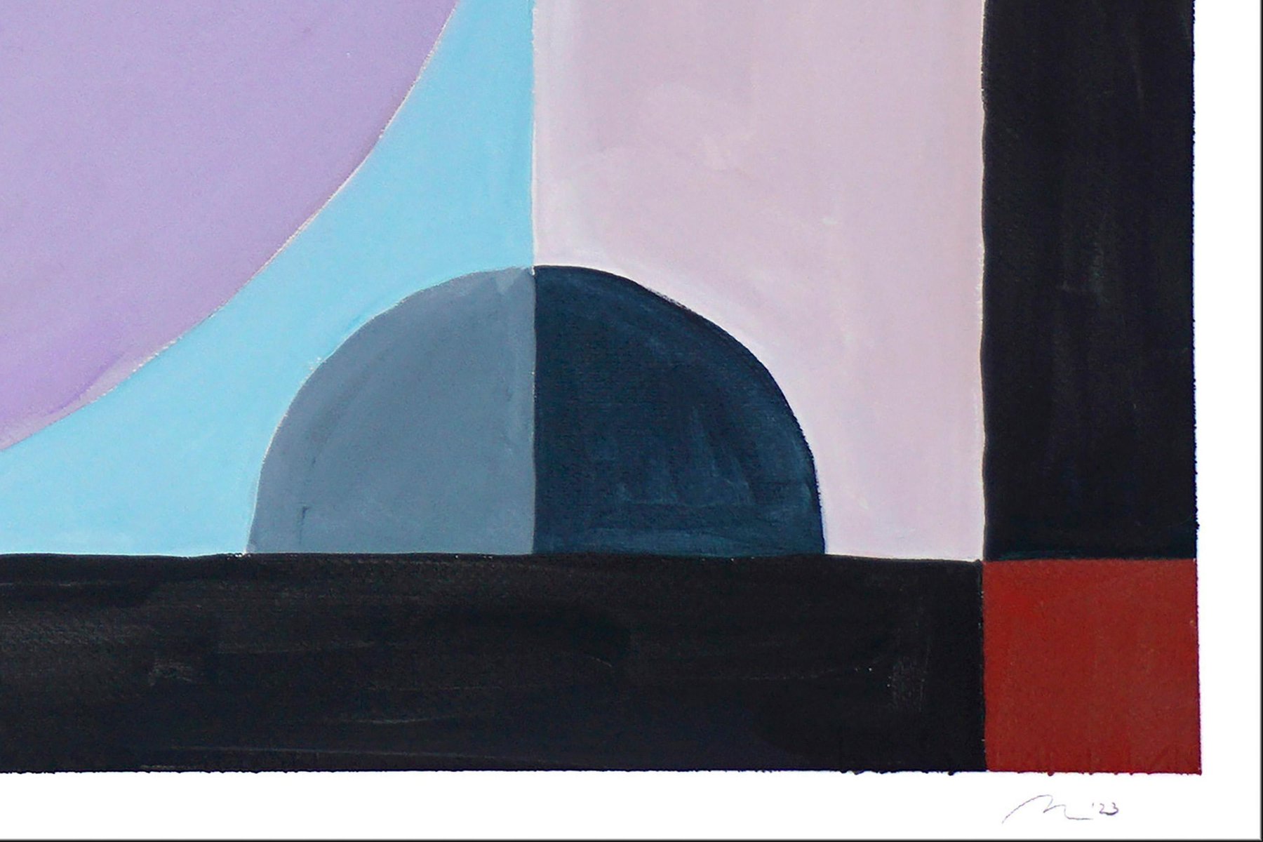 Natalia Roman, Winter Eclipse Study, 2023, Acrylic on Watercolor Paper for sale at Pamono