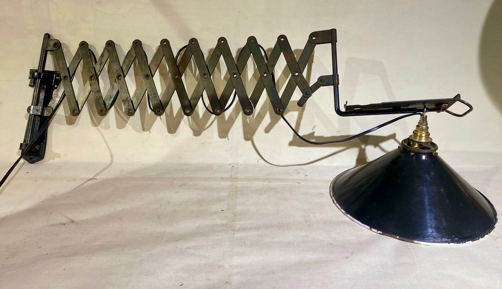 Extendable Wall Lamp, 1950s for sale at Pamono