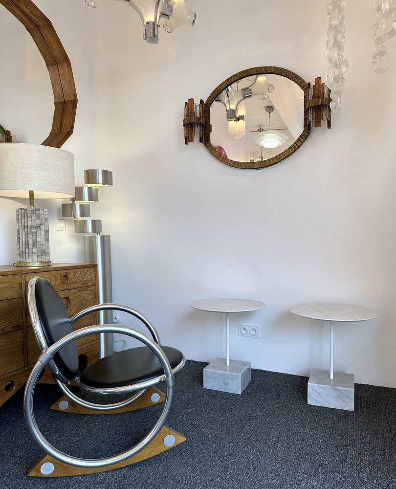 Italian Side Tables Spring by Ettore Sottsass for Latest Edition, 1980s ...