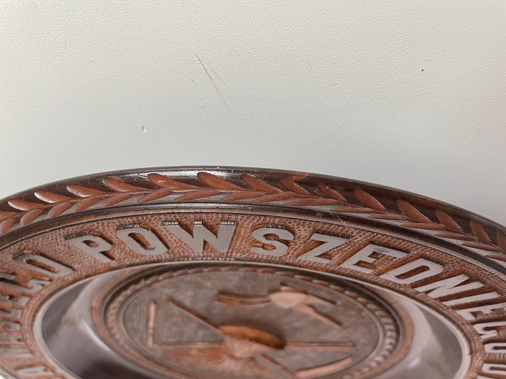 Vintage Polish Wooden Bread Plate, 1950s for sale at Pamono