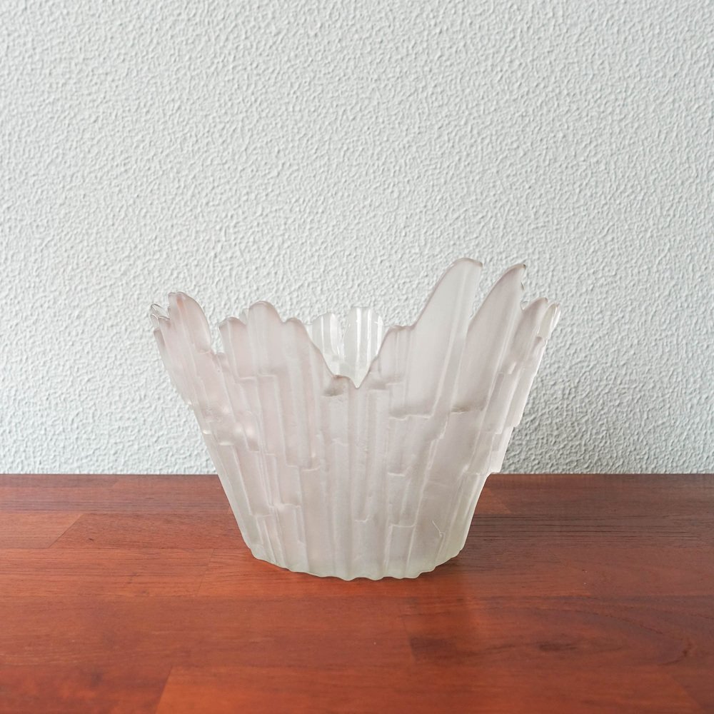 Vintage Northern Lights Glass Bowl by Tauno Wirkkala for Humppila Glass ...
