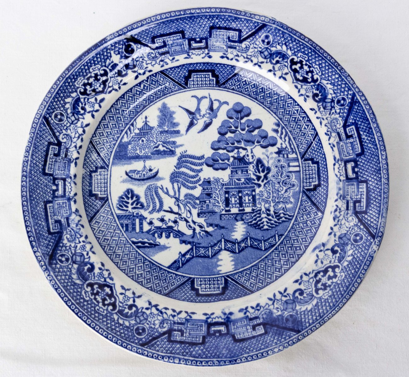 Chinese Style Faience Plates from Staffordshire, England, 19th Century ...