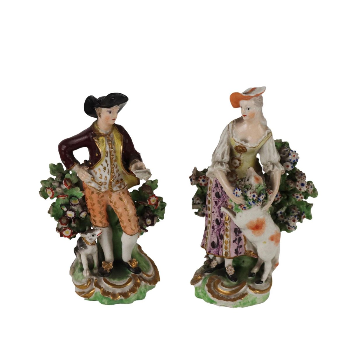 Vintage Figures in Porcelain, Set of 2 for sale at Pamono