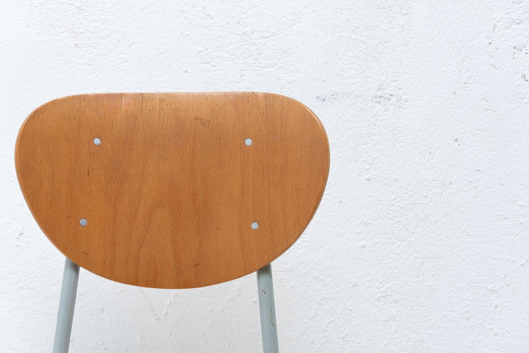 Vintage School Chairs, Former Czechoslovakia, 1970s, Set of 5 for sale ...